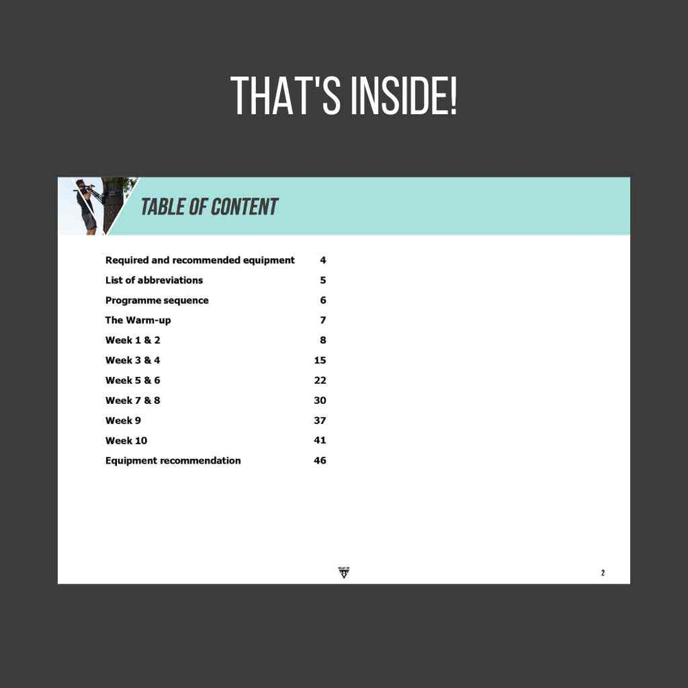 Pull-up training plan: The way to the first pull-up