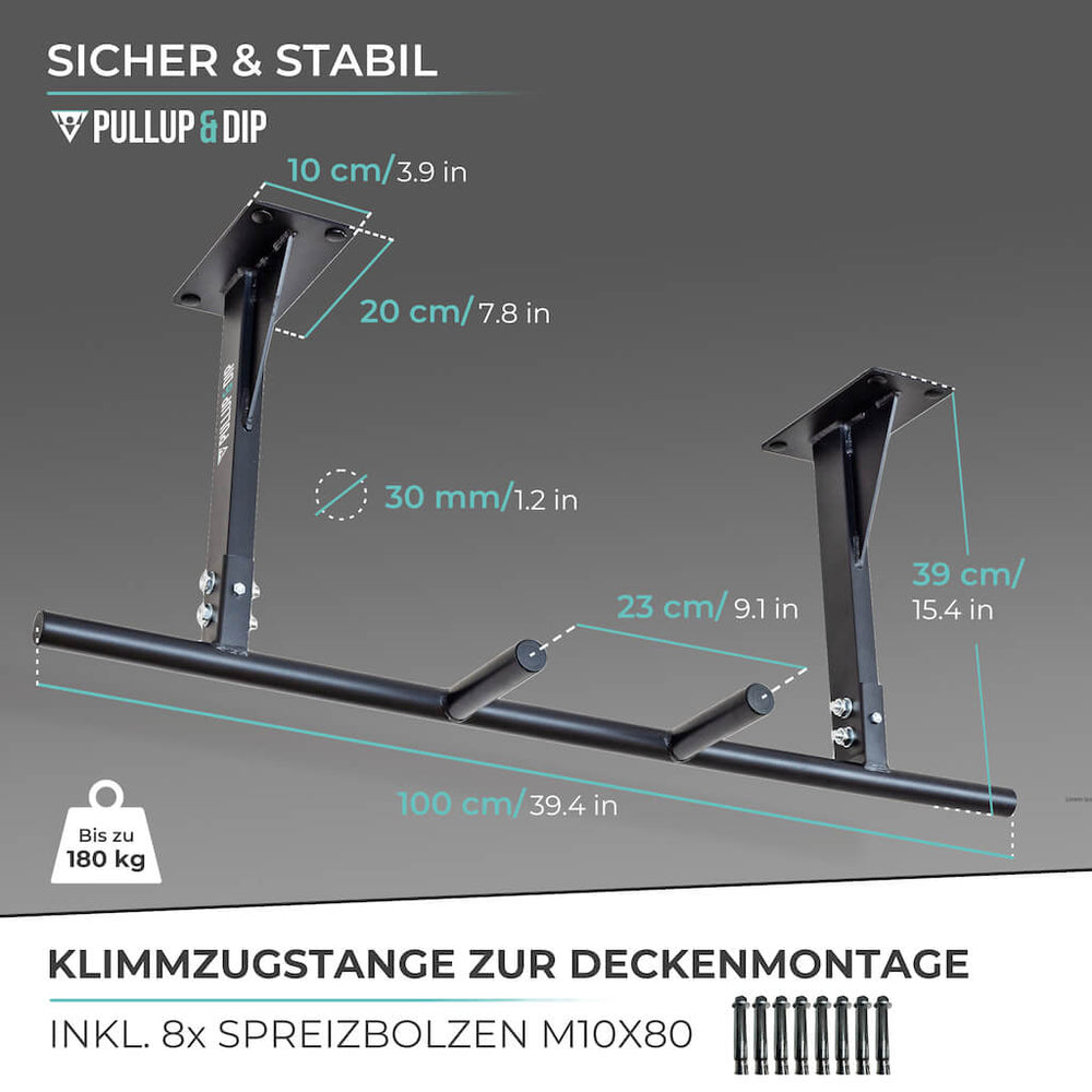 Pull-up Bar Ceiling incl. Pull-up Band