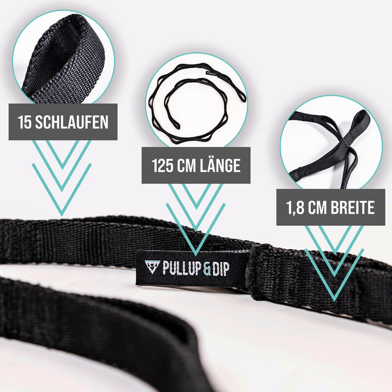 Premium Dip Belt with Chain, Carabiners and Unique Flaps.