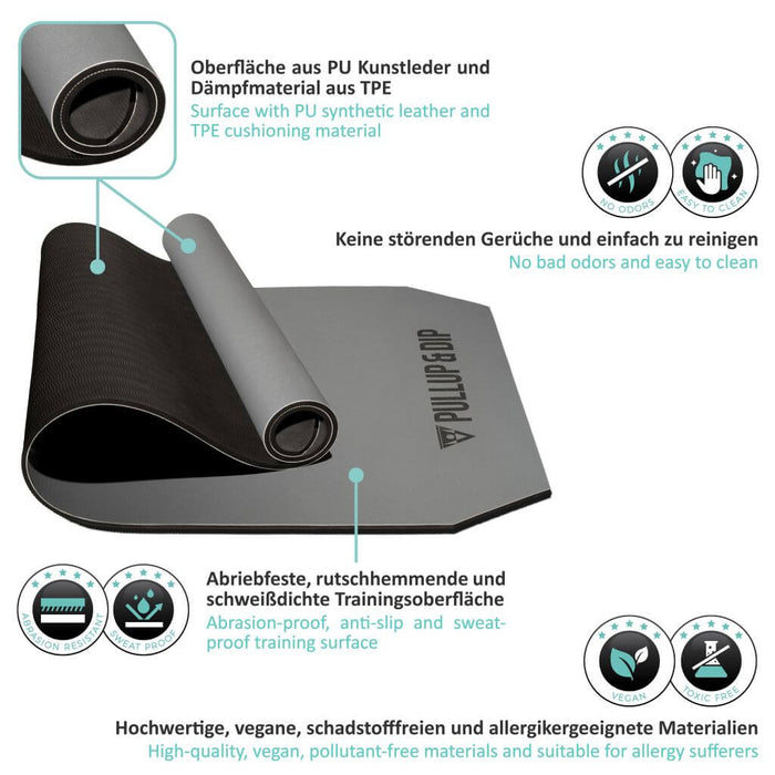 Premium Exercise Mat With Two Layers, Non-polluting