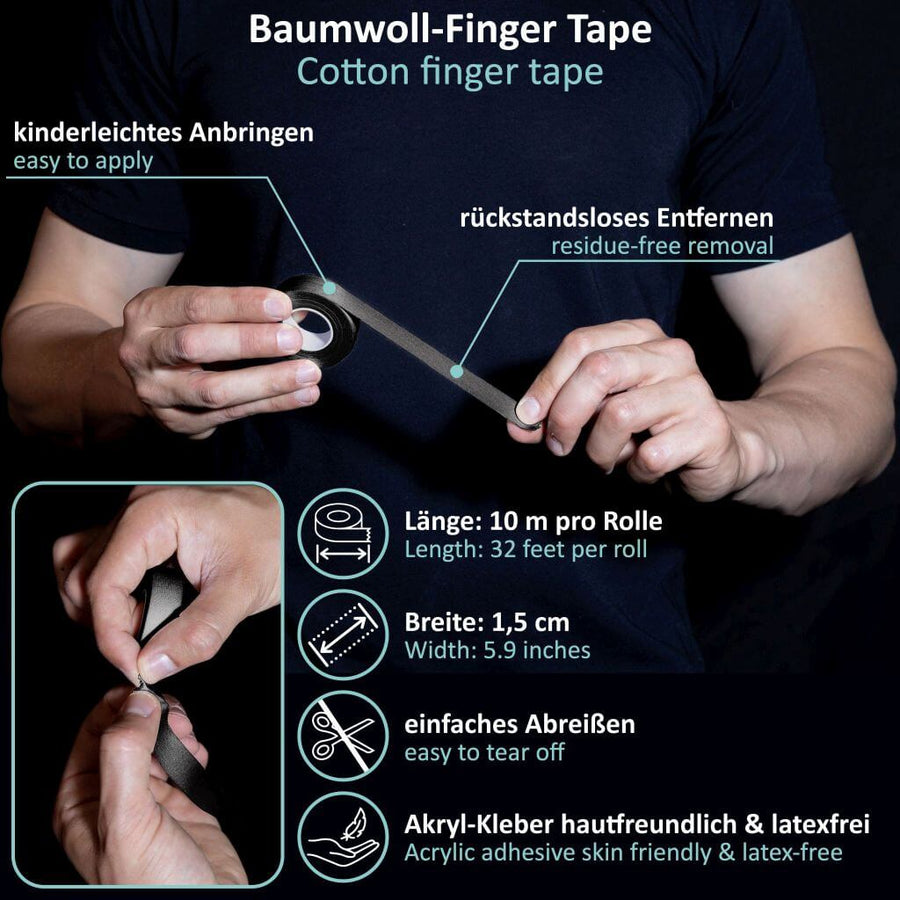 Finger Tape, Climbing Tape Set Of 3 With Extra Strong Adhesive