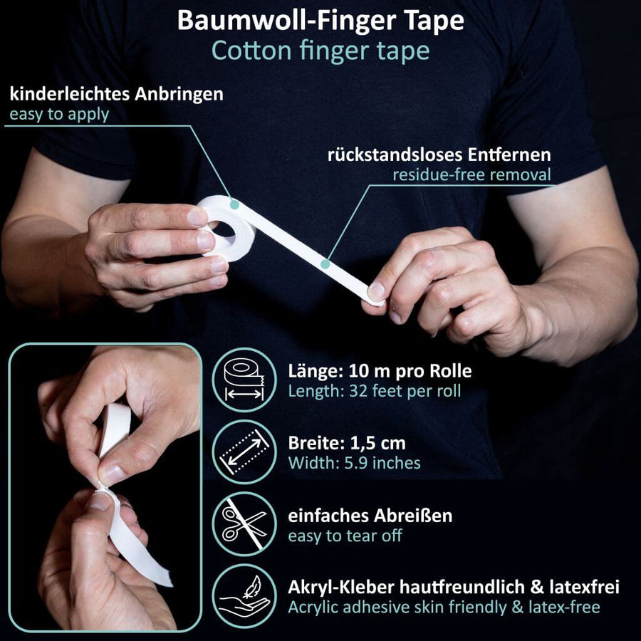 Finger Tape, Climbing Tape Set Of 3 With Extra Strong Adhesive