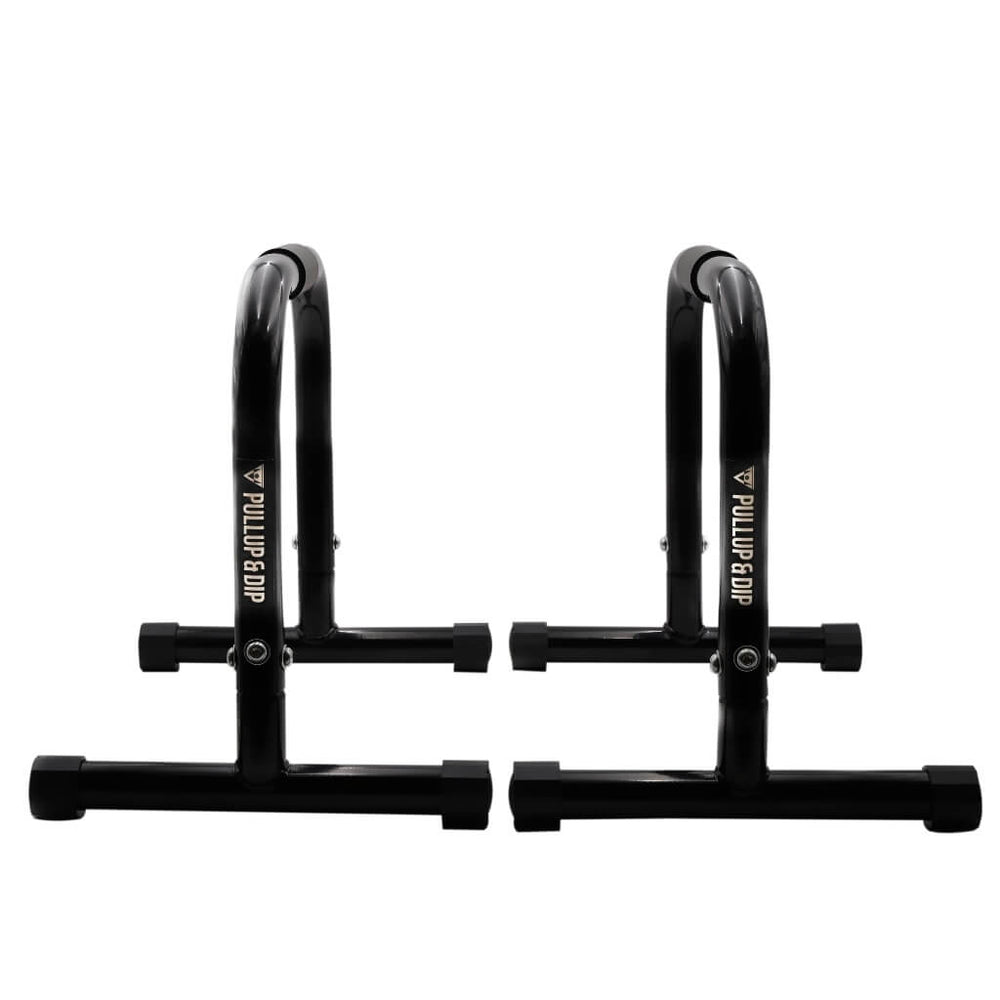 Fitness Parallettes Made of Steel, Non-Slip With Extra Wide Handle