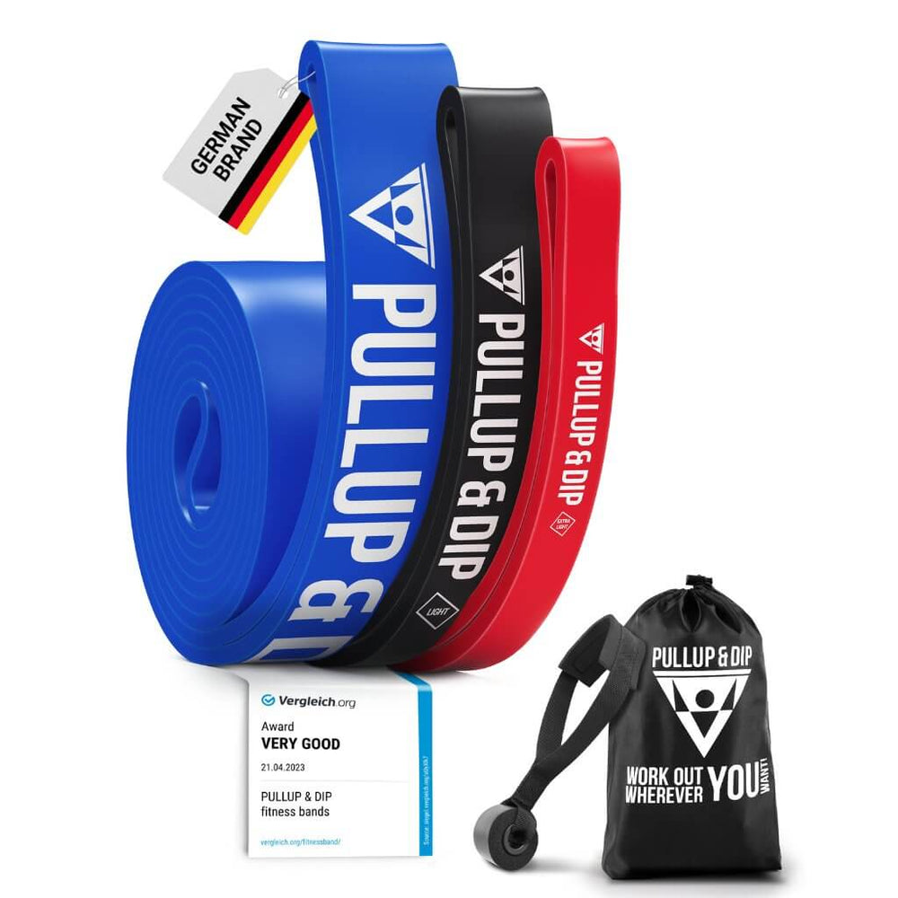 Door Pull-up Bar Bundle with Pull-up Bands and Training Guides