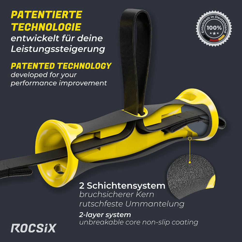 ROCSIX dynamic workout grips for joint-friendly training