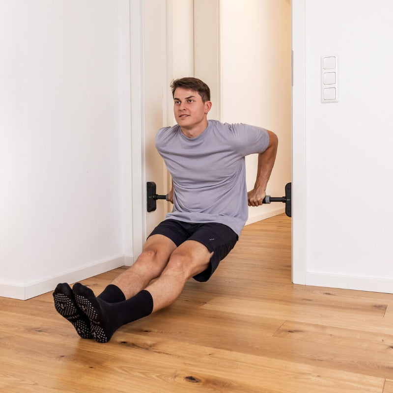 Telescopic Door Pull-up Bar Without Screws